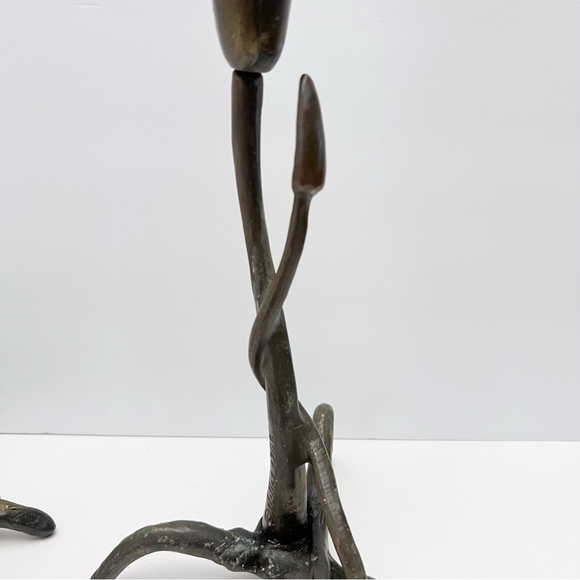 Vintage | Accents | Vintage Set Of 986 Scott Nelles Bronze Calla Lily ...